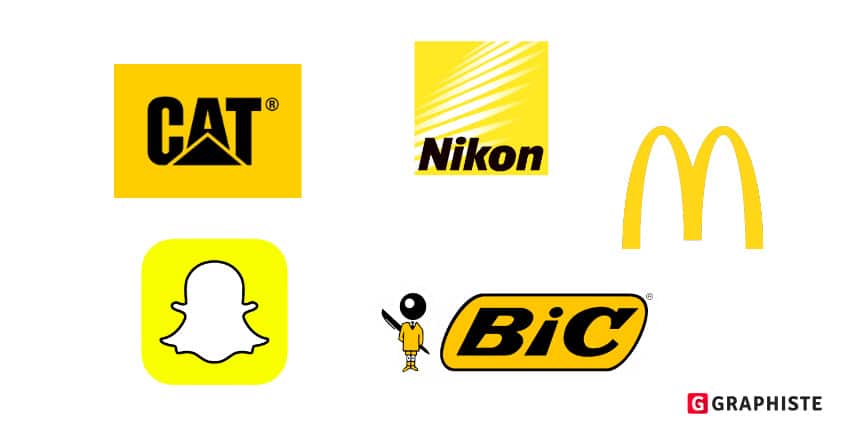 Psychologie des couleurs : que signifie un logo jaune ? - Graphiste Blog