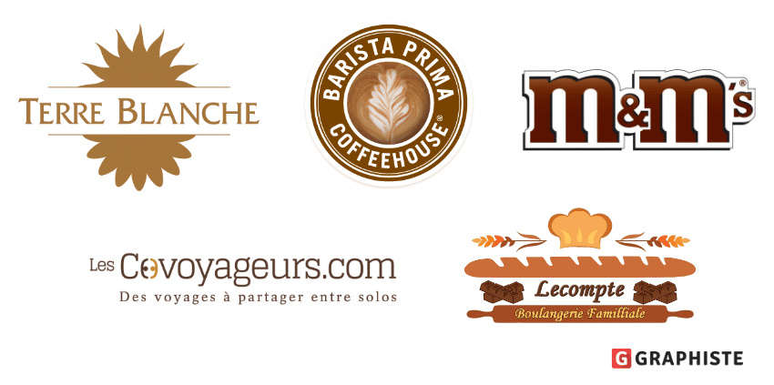 Psychologie des couleurs : que signifie un logo brun - Graphiste Blog