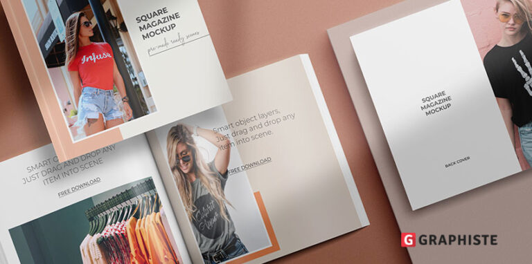 18 mockups gratuits pour valoriser vos magazines et brochures ...