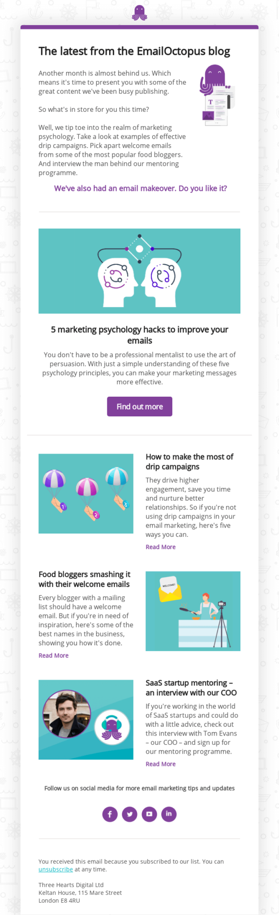 22 design inspirants à utiliser pour vos newsletters d’entreprise ...