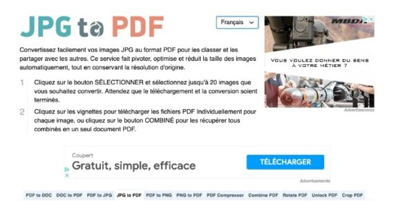 7 outils pour convertir une image JPG en PDF - Graphiste Blog