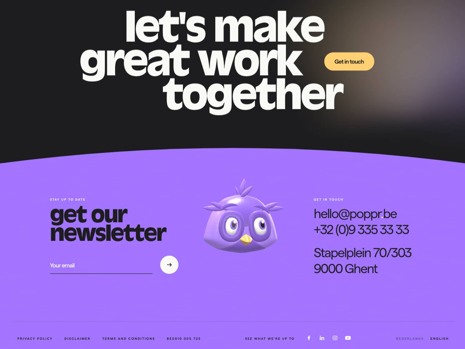 14 exemples de footers pour vous démarquer - Graphiste Blog