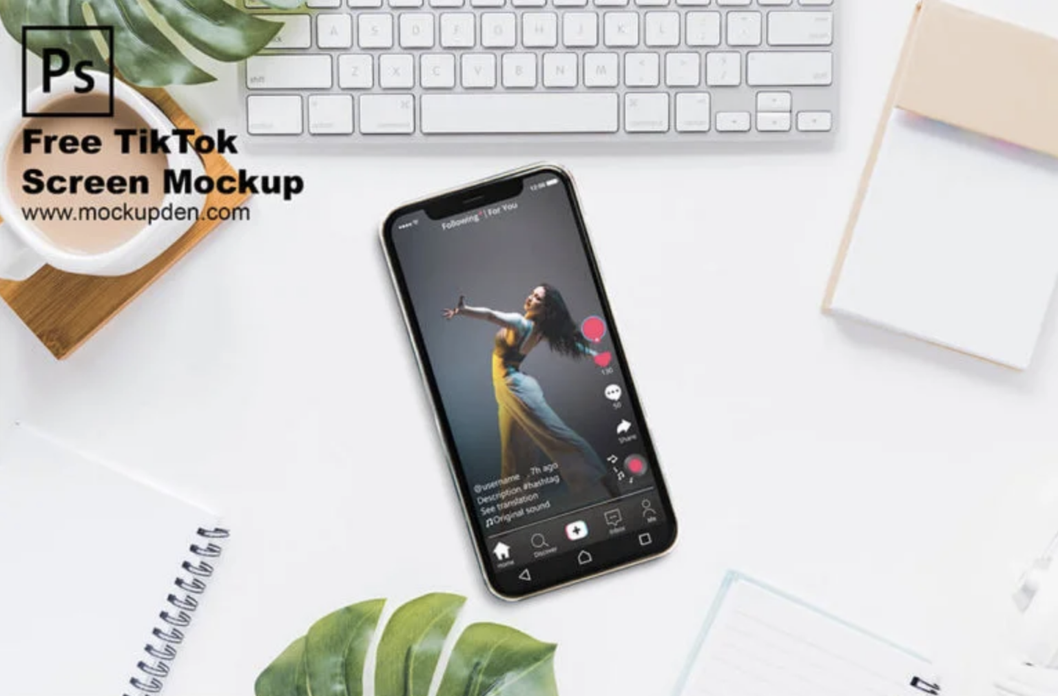 8 mockups TikTok gratuits à télécharger - Graphiste Blog