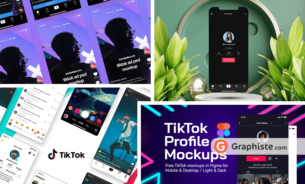 8 mockups TikTok gratuits à télécharger - Graphiste Blog