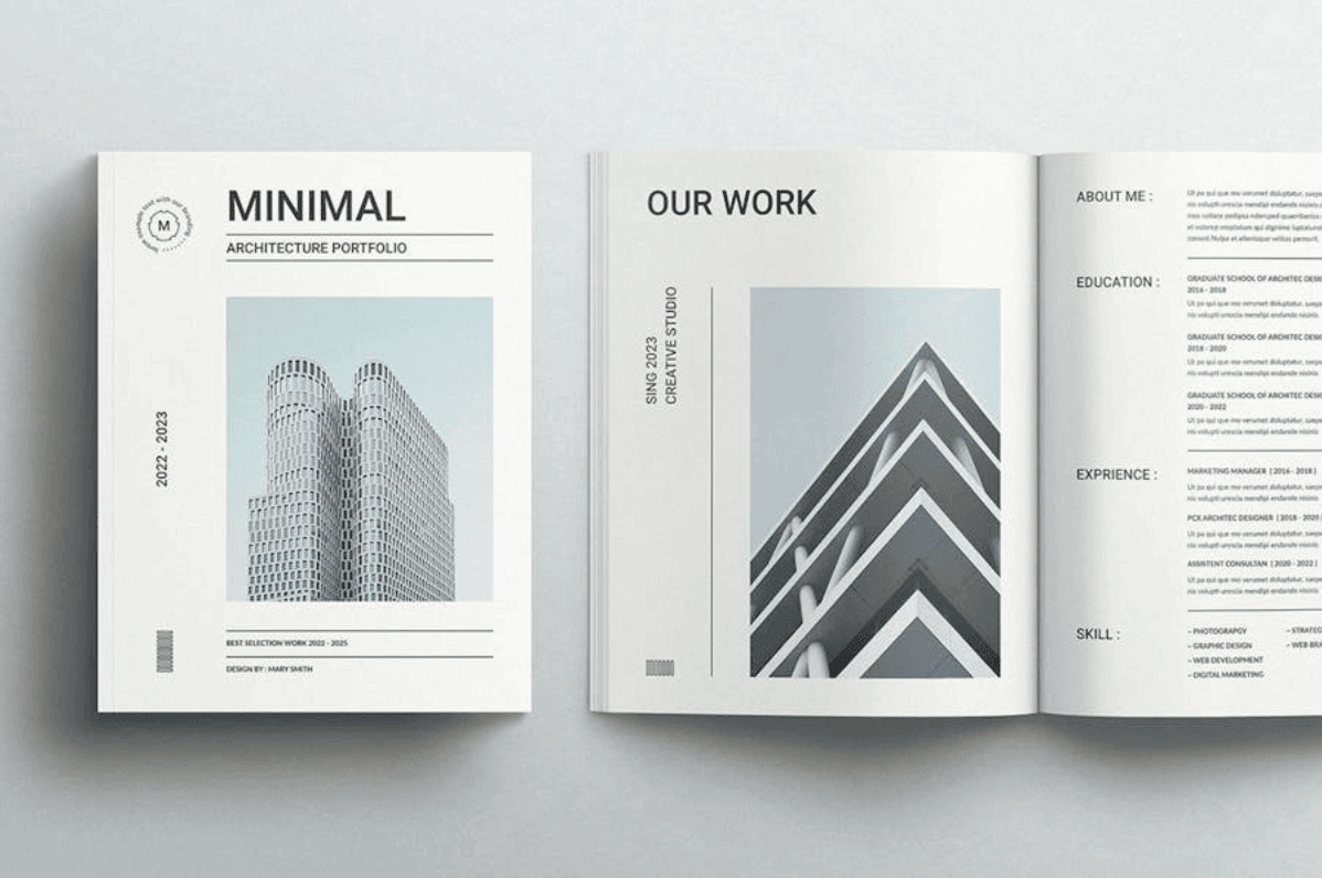 Les meilleurs portfolios d'architecte - Graphiste Blog