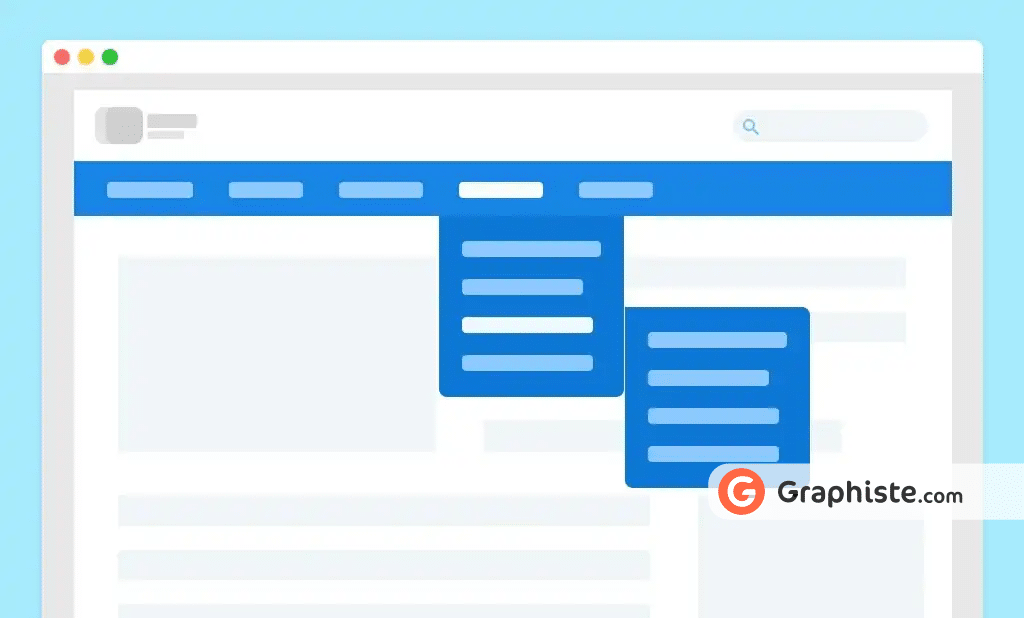 10 idées de menus dynamiques pour votre site internet - Graphiste Blog