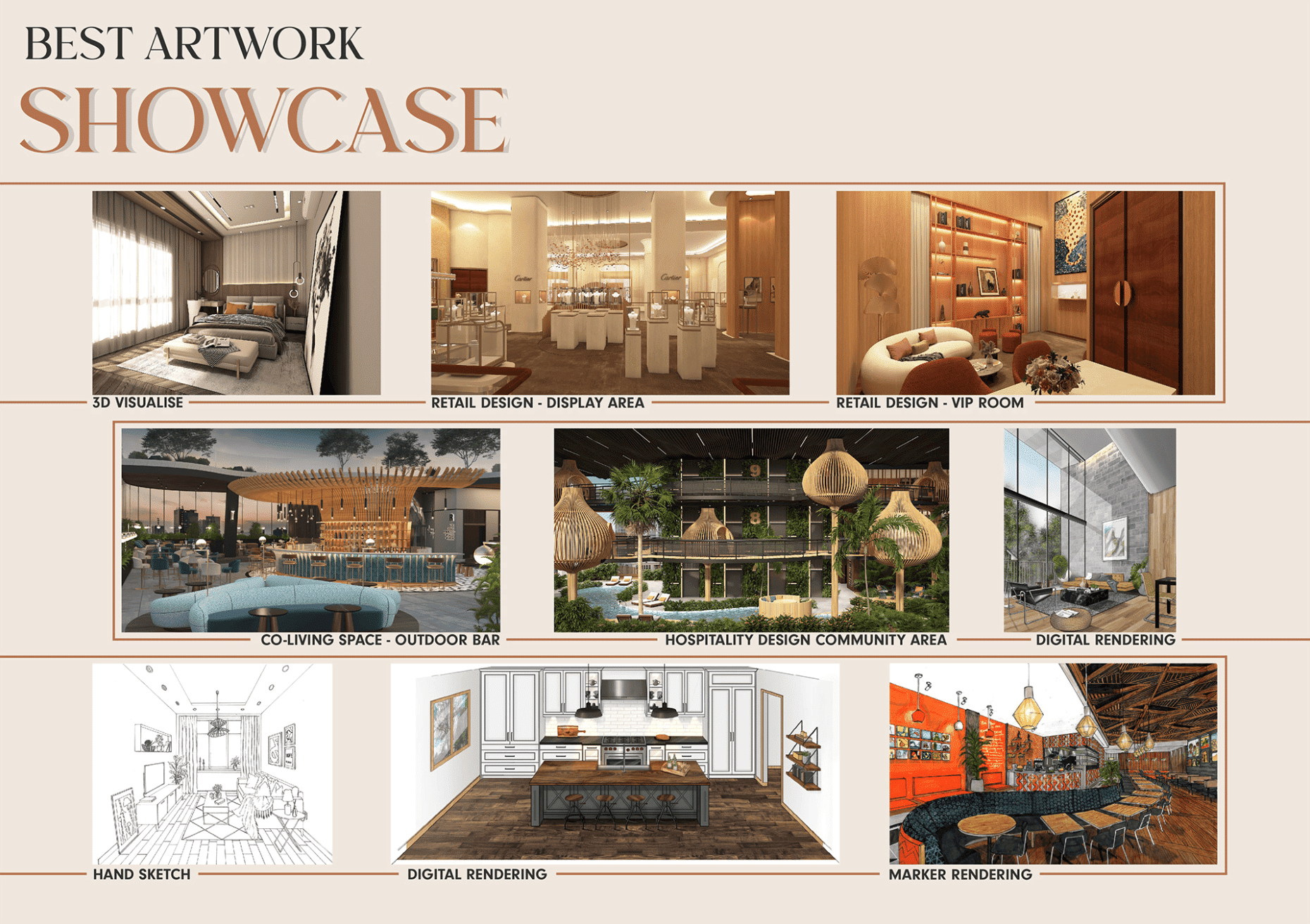 Les meilleurs portfolio d'architecte d'intérieur - Graphiste Blog