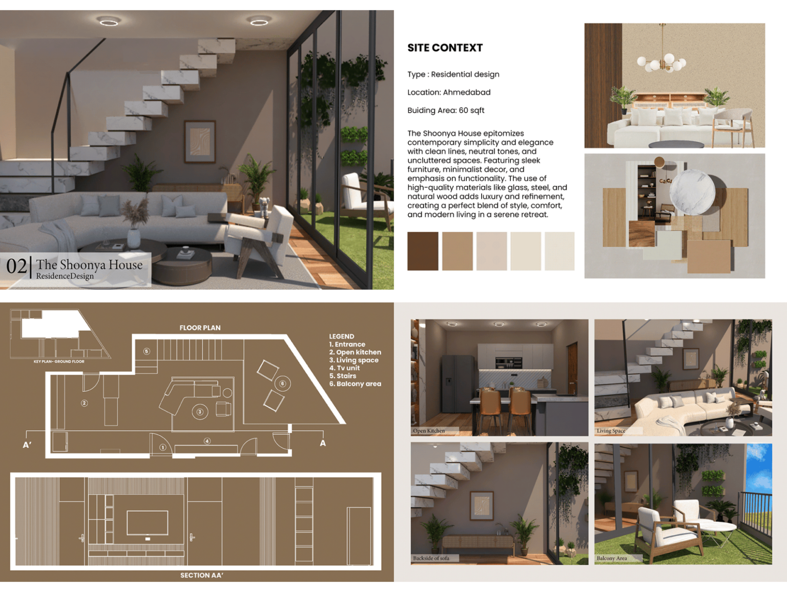 Les meilleurs portfolio d'architecte d'intérieur - Graphiste Blog