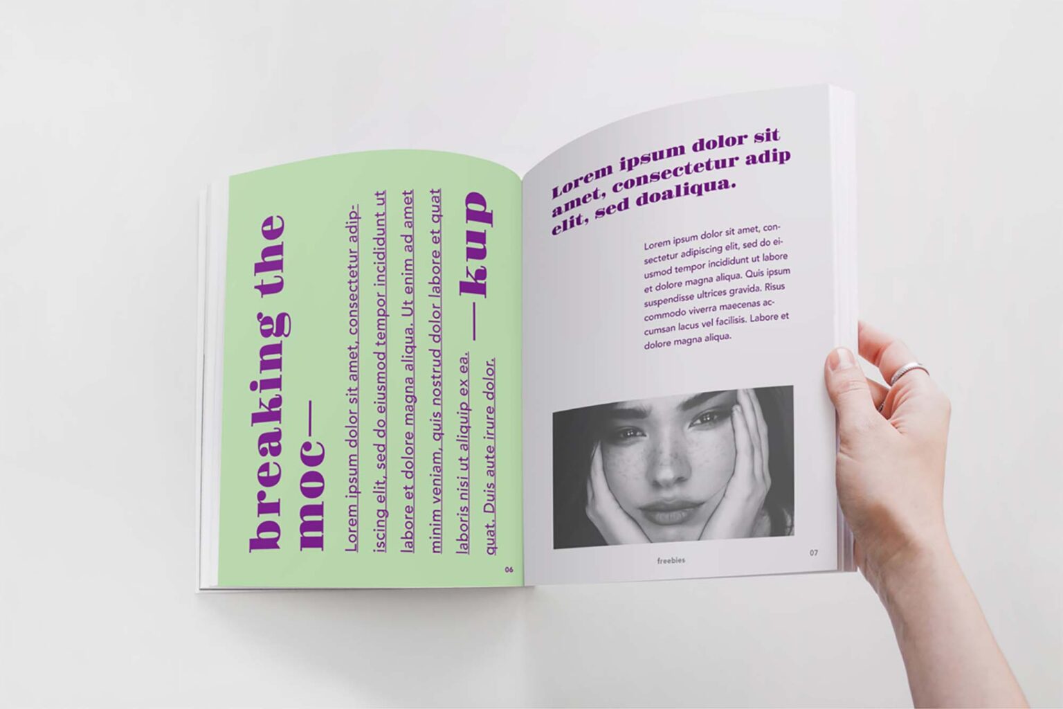 10 mockup de magazines pour présenter efficacement vos créations ...