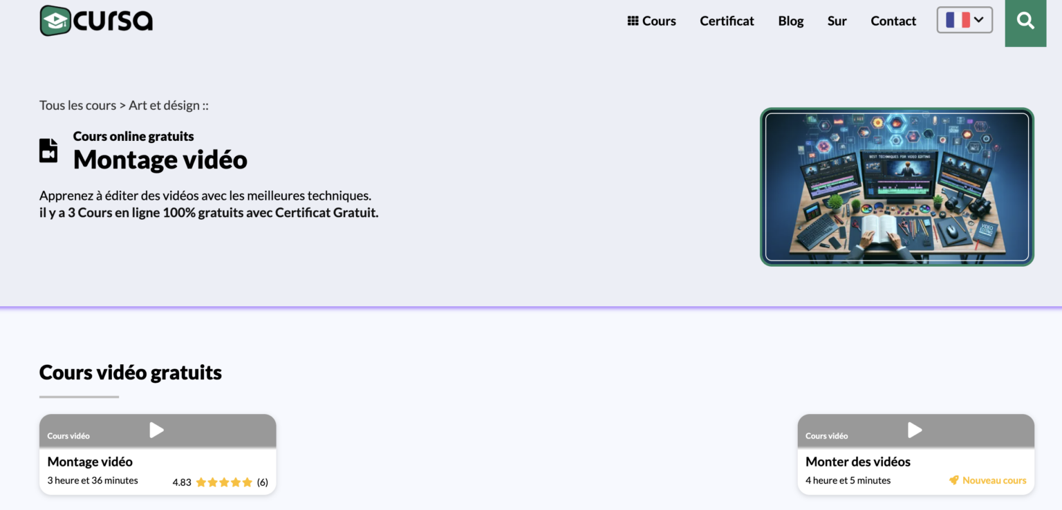 Les 6 meilleures formations pour apprendre le montage vidéo - Graphiste ...