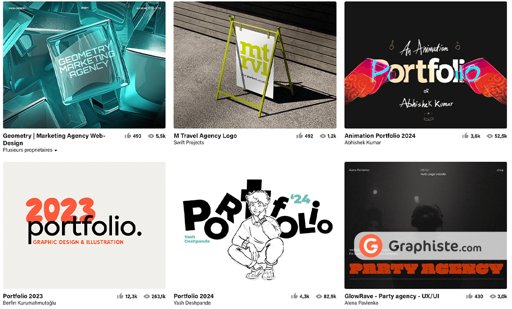 Les meilleurs portfolios d'agence web pour présenter leur identité de marque - Graphiste Blog